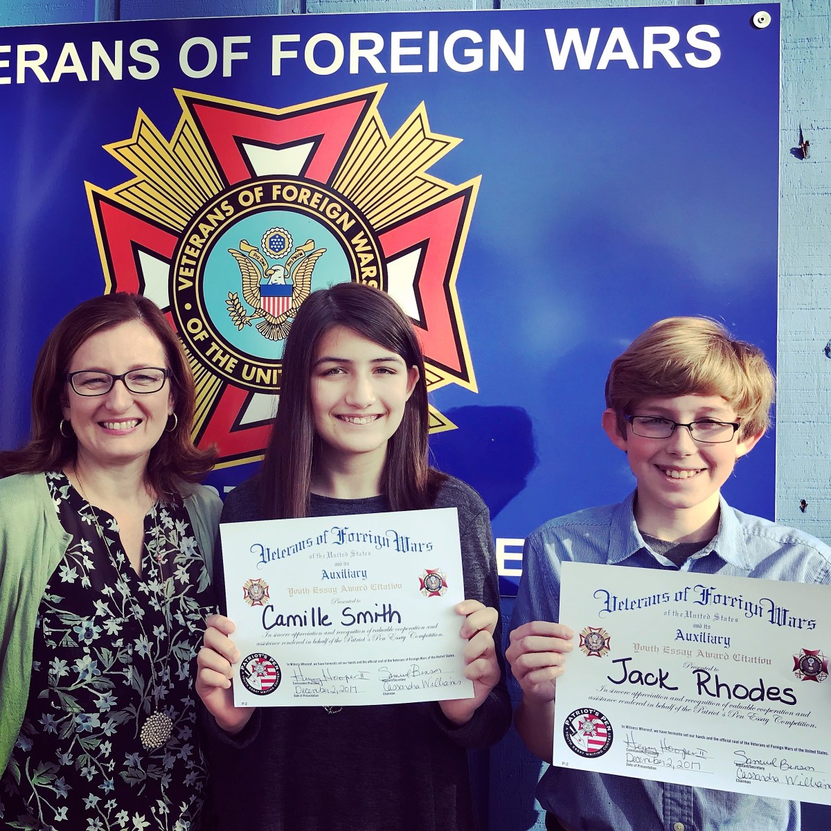 Westminster Academy Students Named Winners of VFW Essay Contest – Why ...